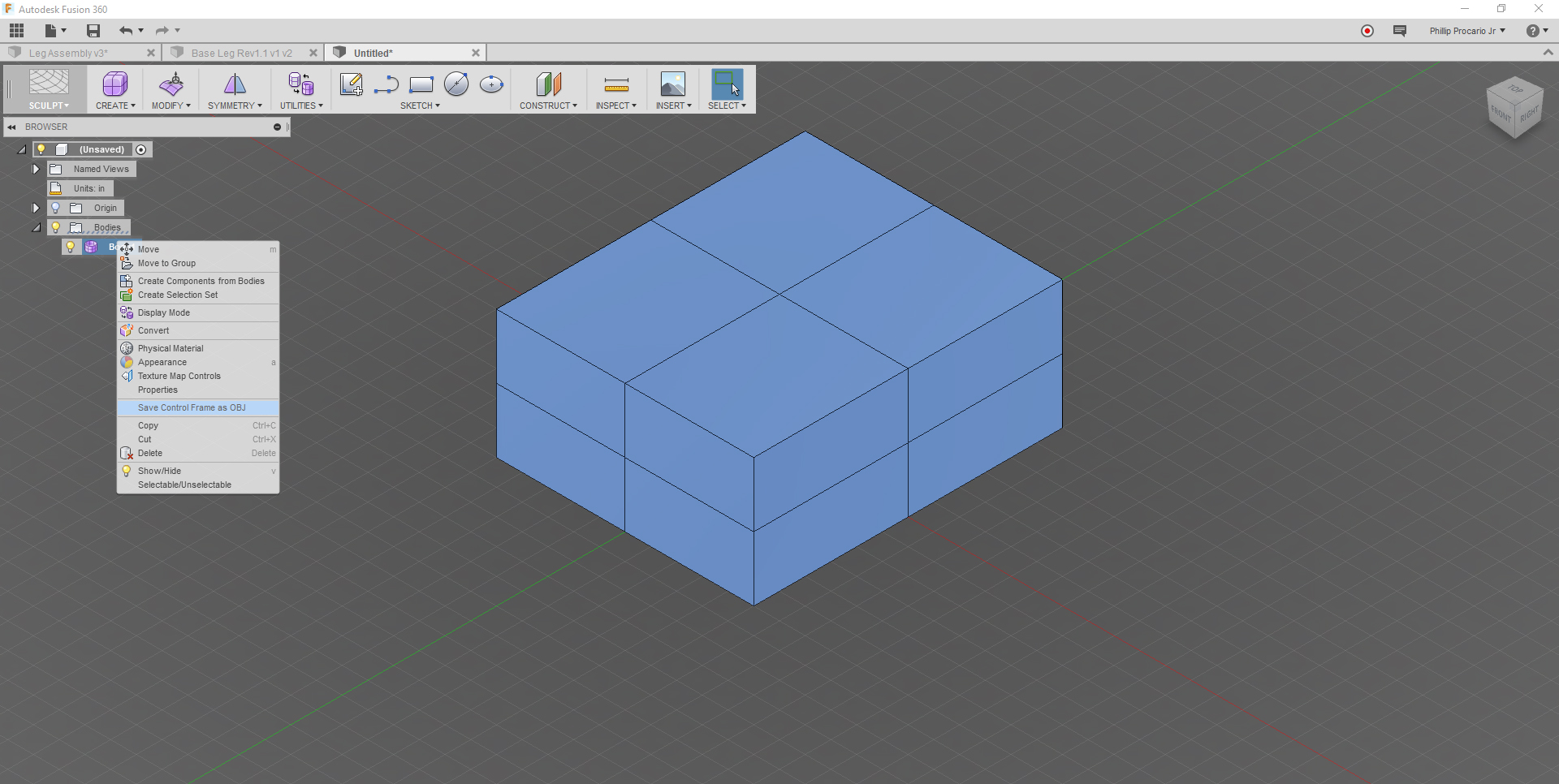 Sculpt object square corner? - Autodesk Community