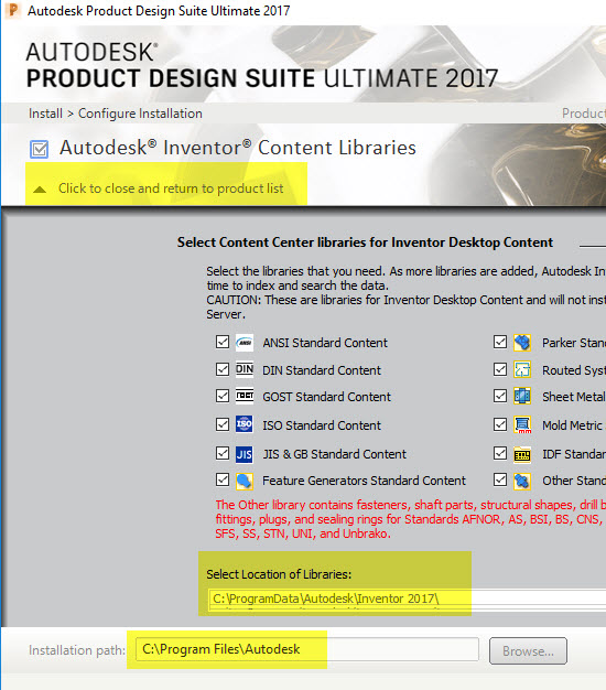cant change installation path - Autodesk Community