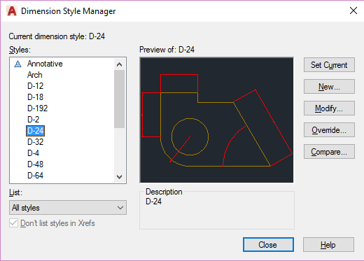 Solved: How to reorder dimension styles in Autocad? - Autodesk Community