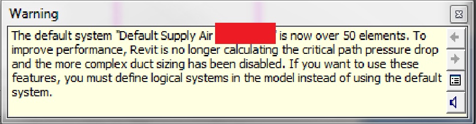 Giant "TURN OFF ALL FLOW AND PRESSURE DROP CALCULATIONS" Button ...