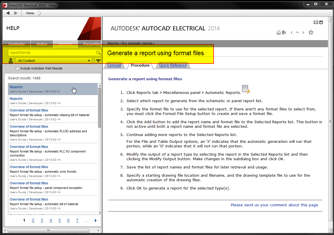 Reports In Autocad Electrical Autodesk Community