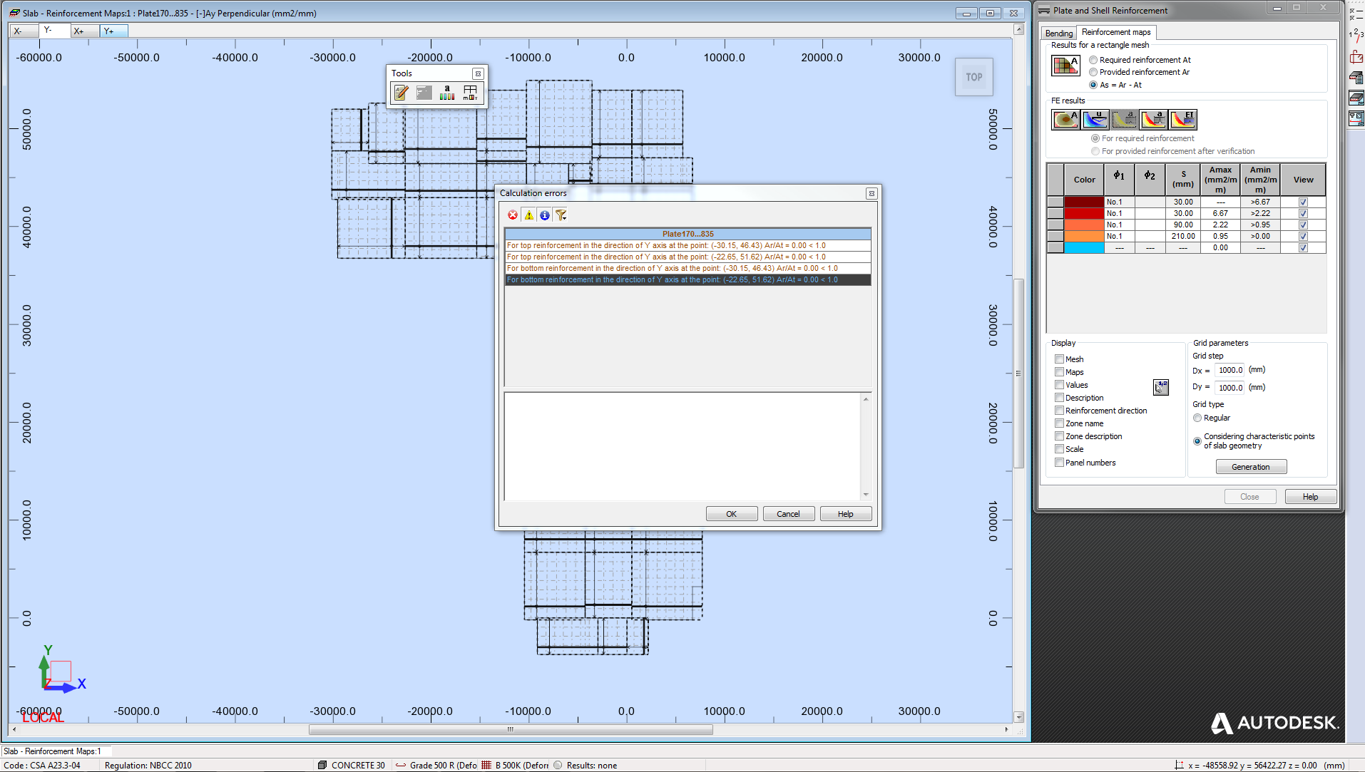 Solved: Slab reinforcement warnings and punching shear bug - Autodesk Community