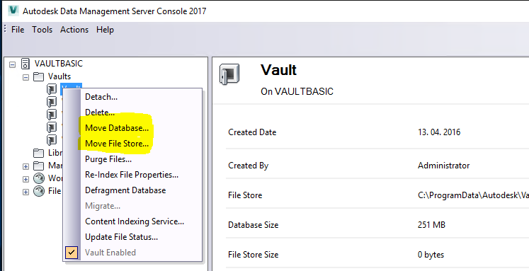 Vault Database move now missing folders - Autodesk Community