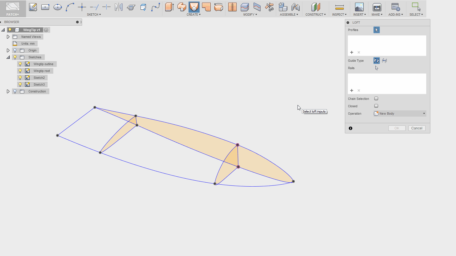 Solved: Lofting from intersecting edges - Autodesk Community