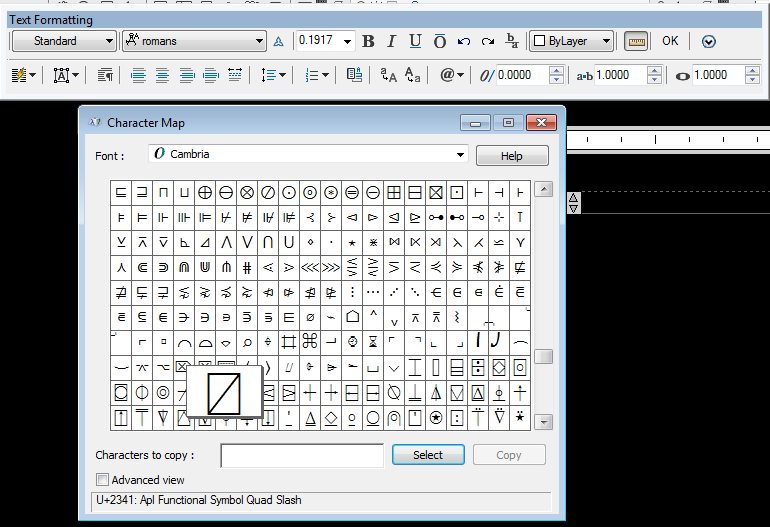 Solved: How to use special character in autocad - Autodesk Community