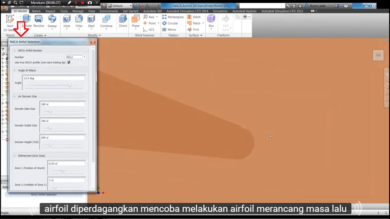 Process Validation"Review NACA0012 2D Airfoil models in Autodesk Simulation CFD" - Autodesk ...