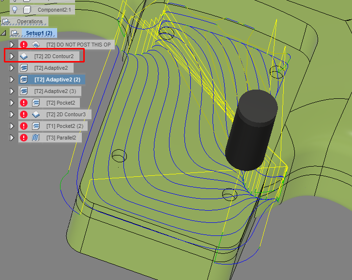 Solved: Forcing 3D adaptive to start outside the part - Autodesk Community