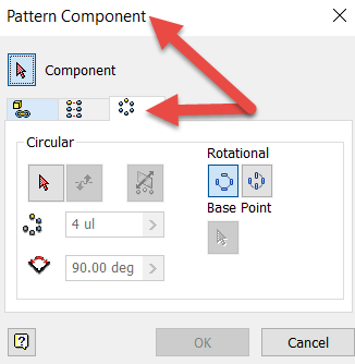 Circular Pattern in an Assembly - Autodesk Community
