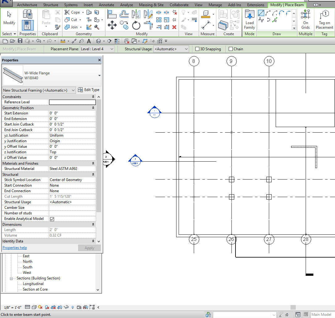 Beam placement question - Autodesk Community