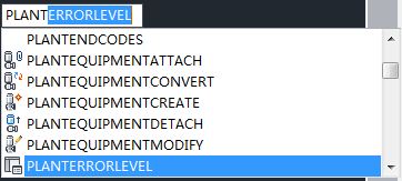 Plant 3D Command(PLANT****) - Autodesk Community