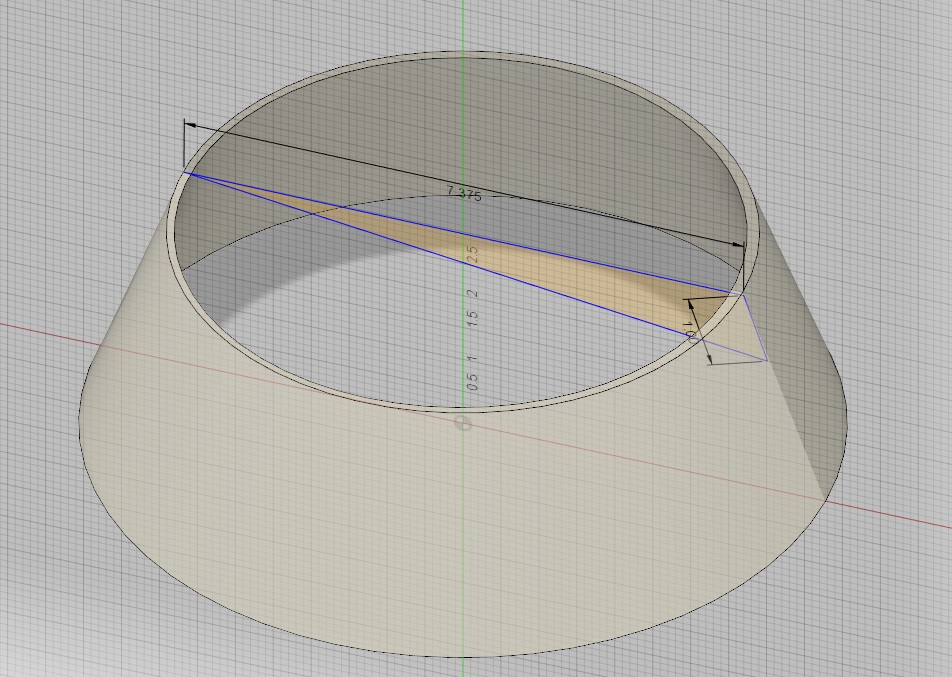 Making a angled cut in a cylinder - Autodesk Community