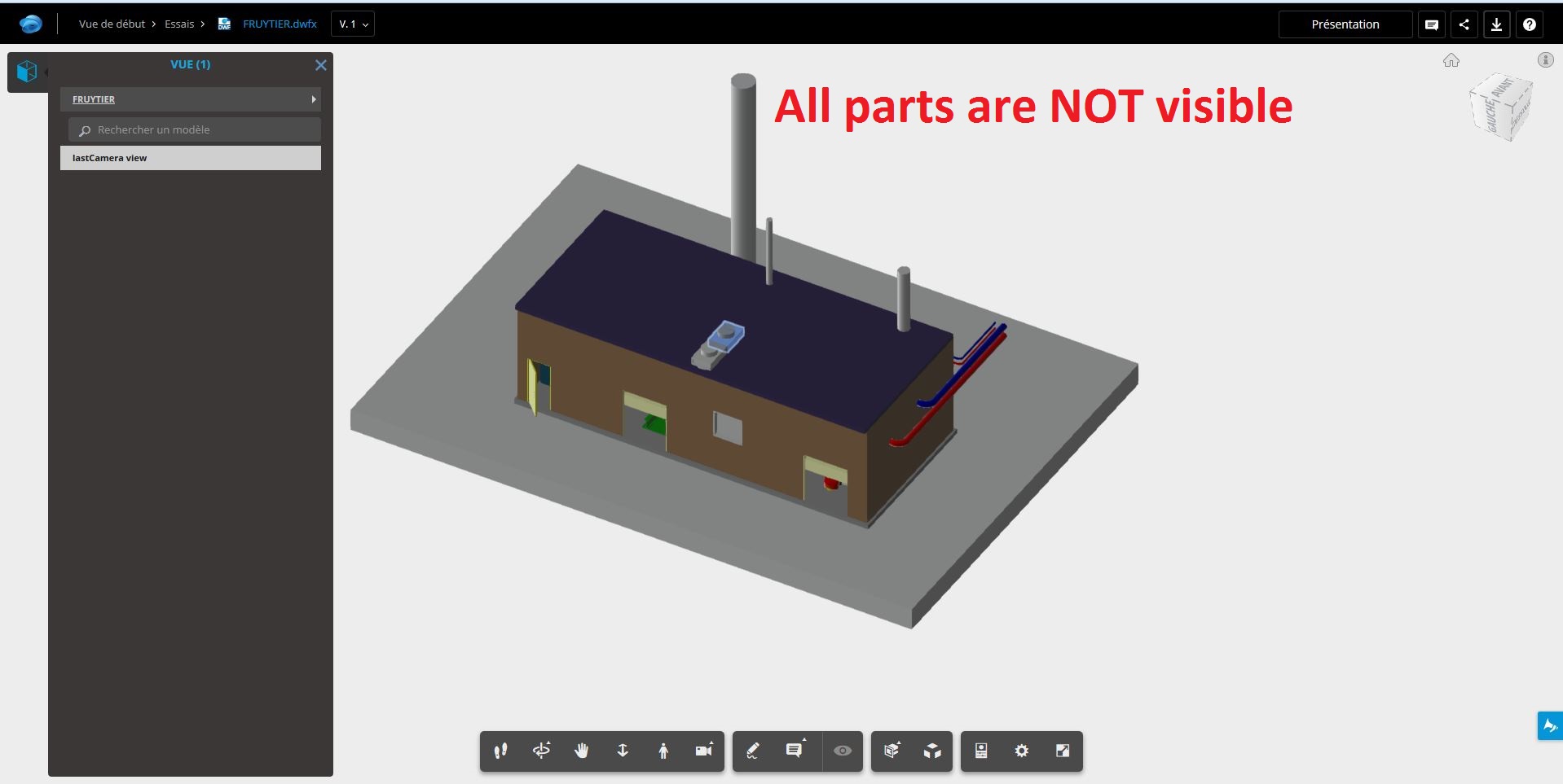 Parts From Autocad Plant 3d Dwt File Missing On A360 Autodesk Community