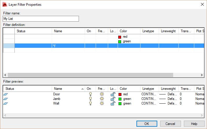 Solved: Layer Filter Question - Autodesk Community