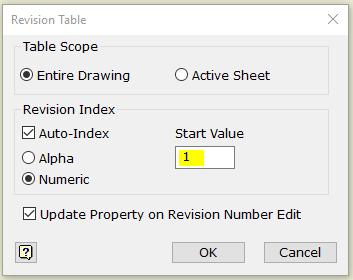 Solved: Revision Table: Revision Index Start Value - Autodesk Community