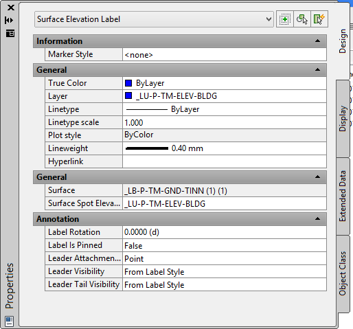 Solved: Surface Labels - Autodesk Community