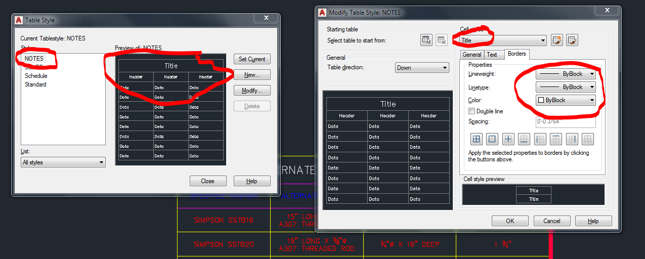 Solved: Why do my table border colors revert to byblock when cells are deleted? - Page 2 ...