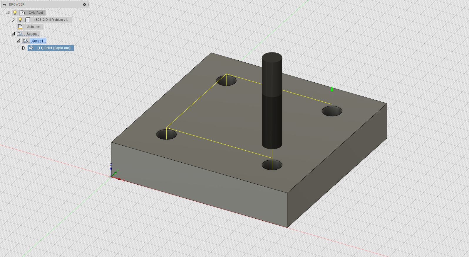 Solved: Drilling Post Problem - Autodesk Community