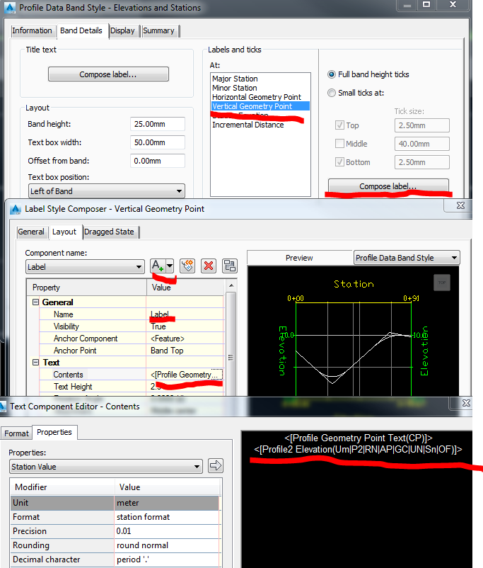 Solved: Vertical Geometry Points in Bands - Autodesk Community