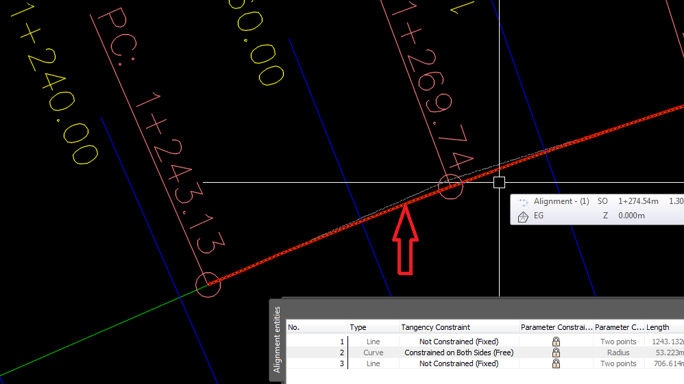 Hilight curve of alignment and select - Autodesk Community