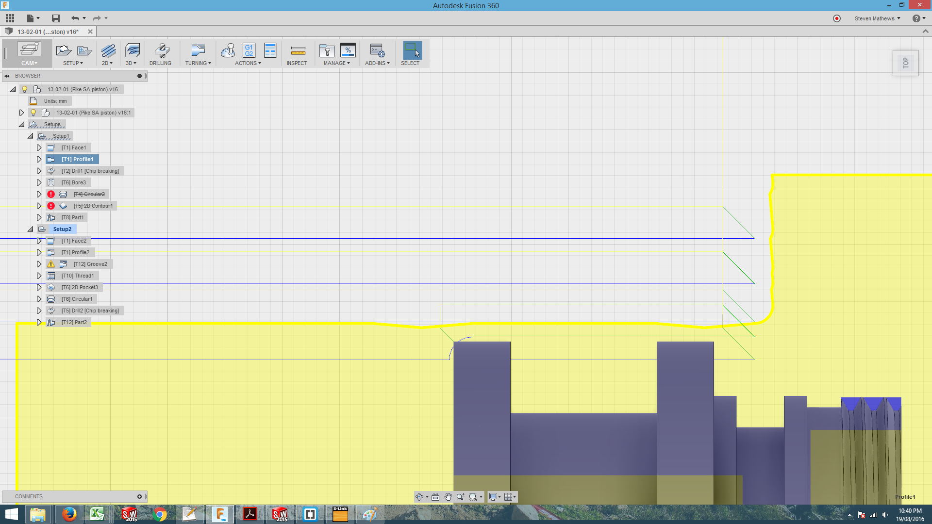 Lathe profiling cutter comp problems - Autodesk Community