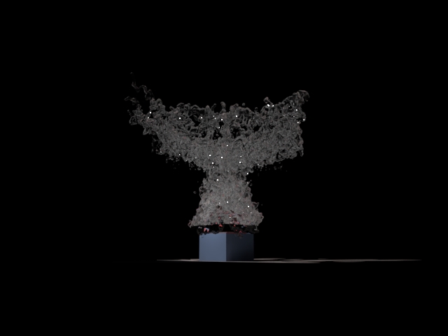 Splash with particles.. - Autodesk Community
