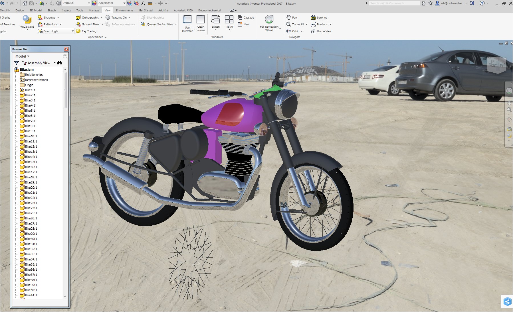 Visual style differences between Inventor 2017 and ACAD 2017 - Autodesk ...