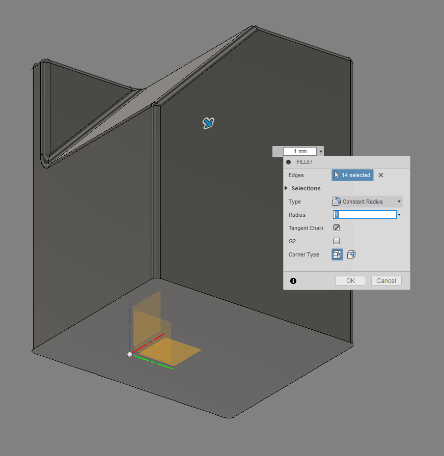 select edges by selecting face for fillet for example - Autodesk Community