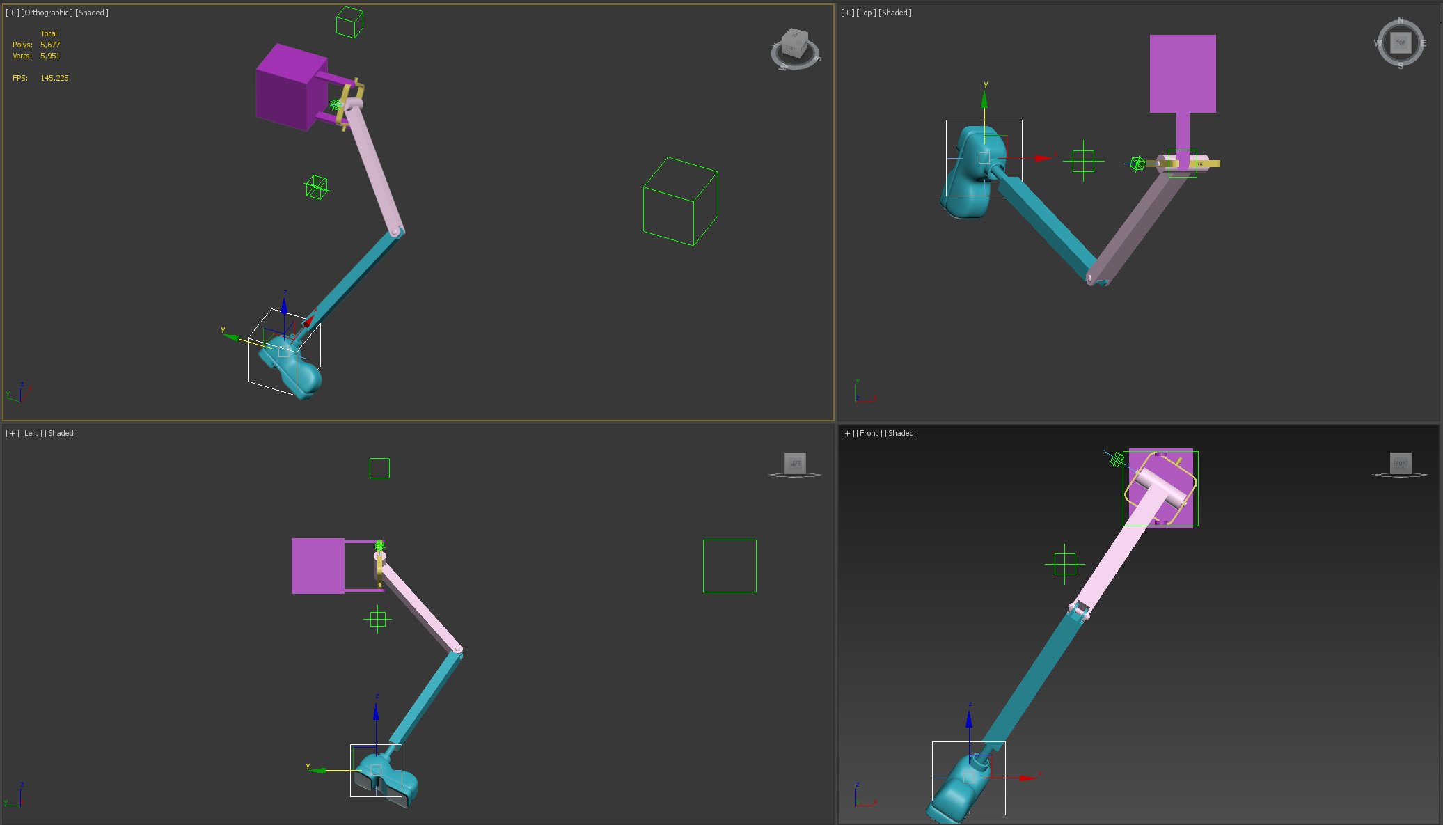 Mechanical leg Rigging - HI Solver Plane Flip - Autodesk Community