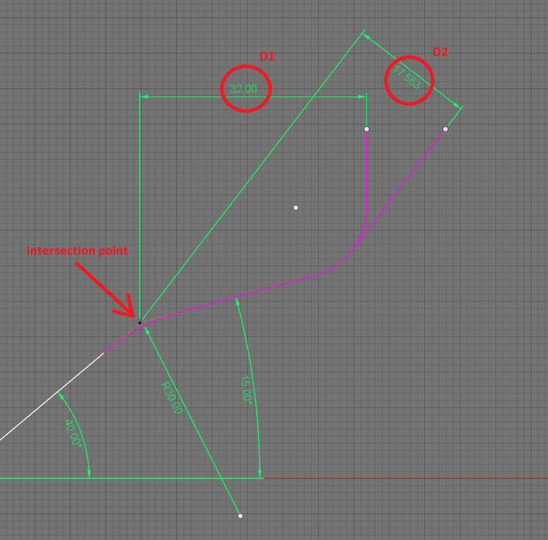 Solved: Intersections at sketch/drawing - Autodesk Community