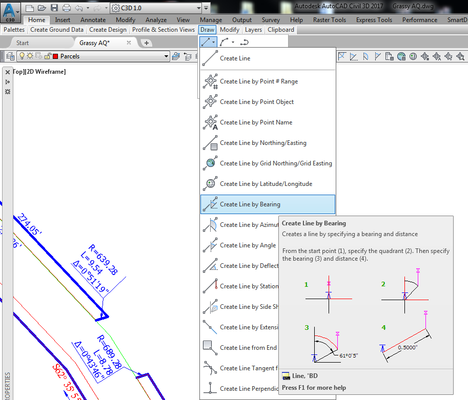 Solved: Drawing by Bearing & Distance - Autodesk Community