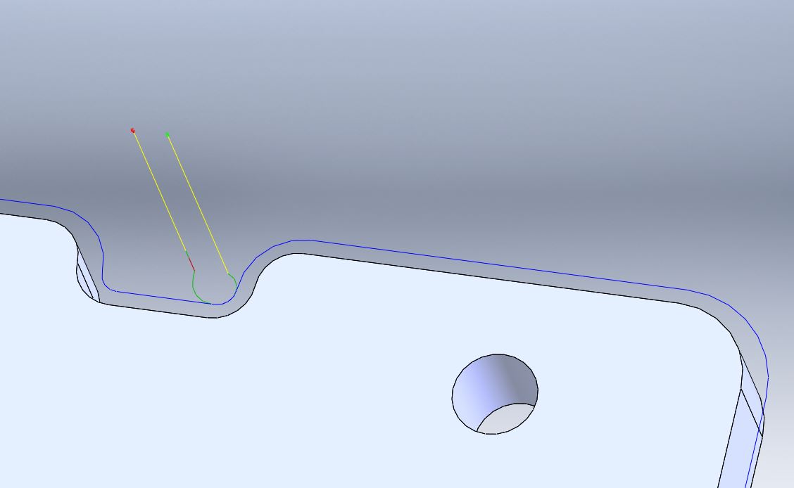 Entry Position on 2D Chamfer - autodesk