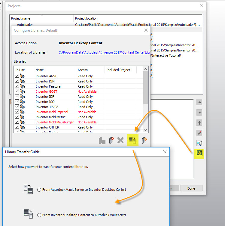 content center data bases - Autodesk Community