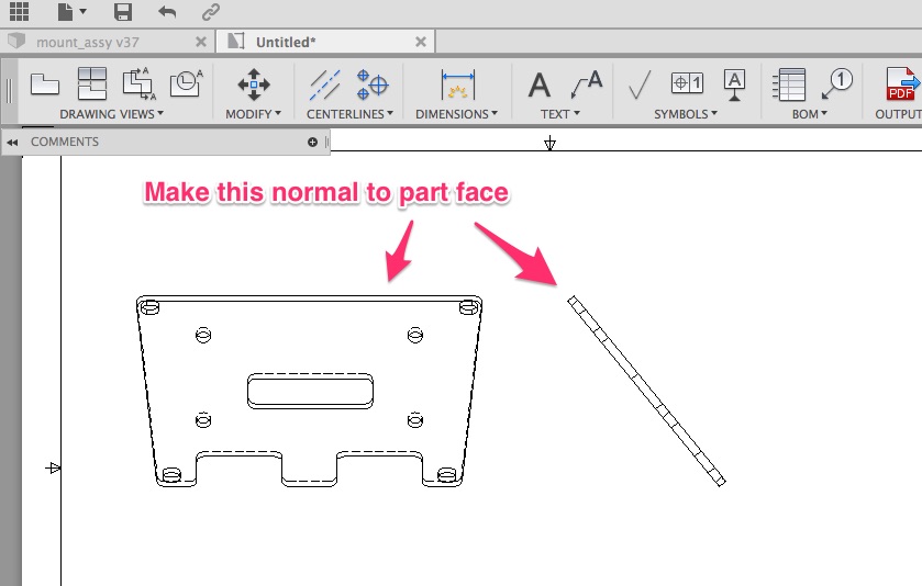 Solved: Fusion 360 - Create drawing of angled assembly component - Autodesk Community