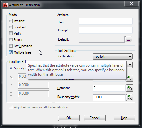 Attribute Text Wrapping - Autodesk Community
