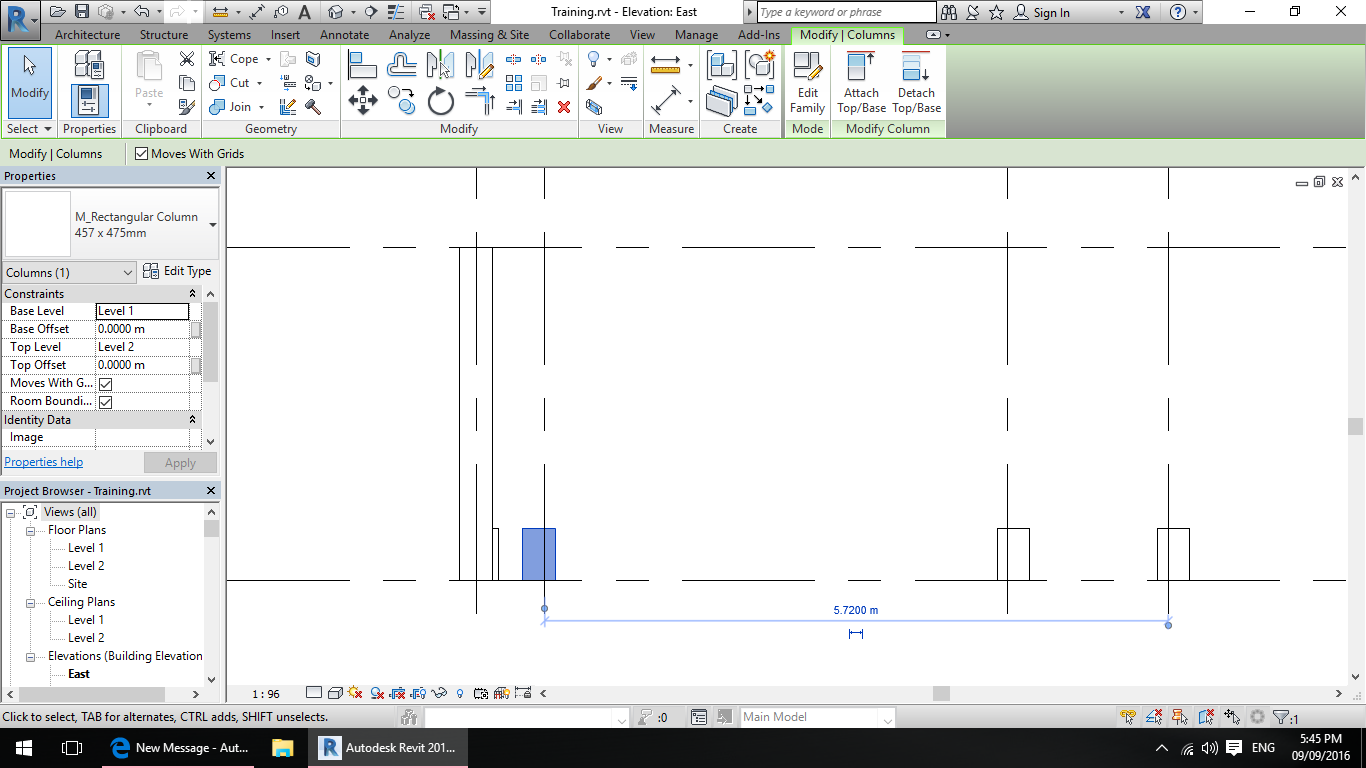 Can't set floor level as a top constraint for column - Autodesk Community