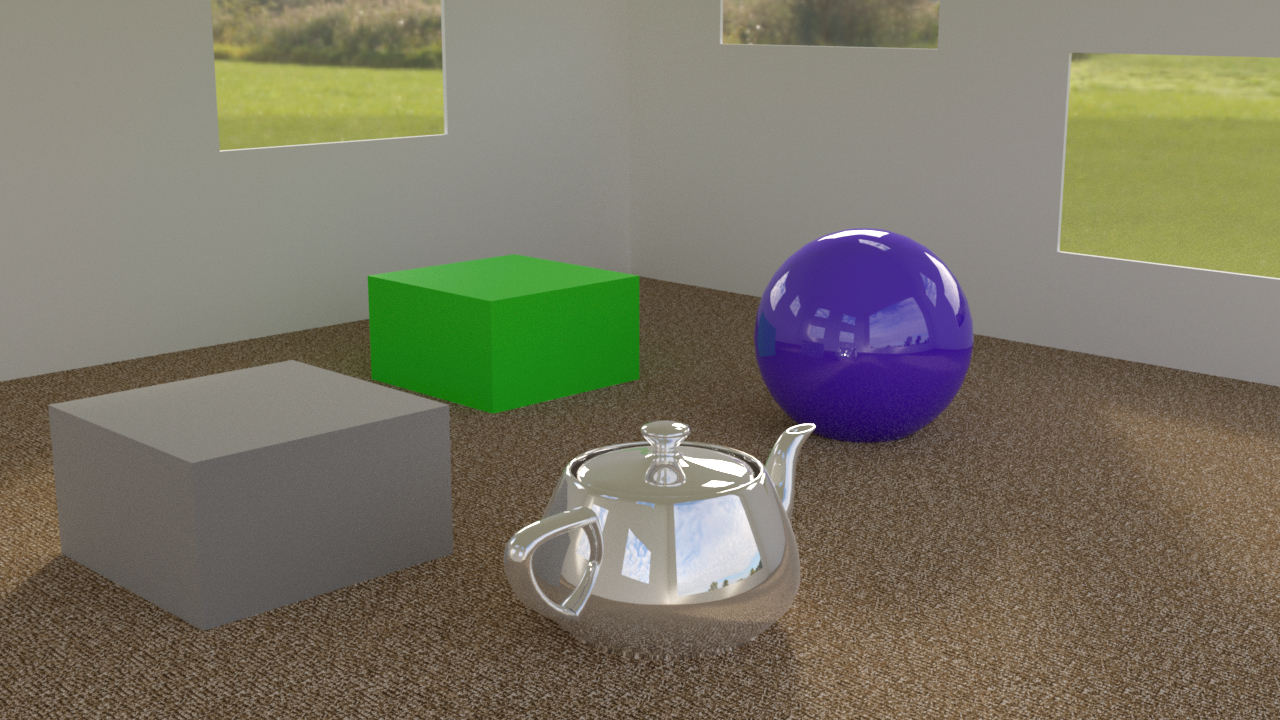 3ds max 2017 Art Rending HDRI + Physical Sun & Sky Environment ...