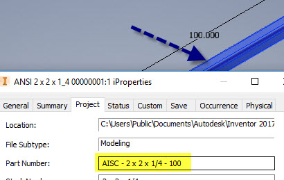 Solved: Frame Part numbers regenerating after length change? - Autodesk Community