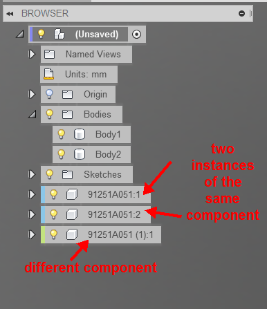 Solved: multiple of same component in parts list - Autodesk Community