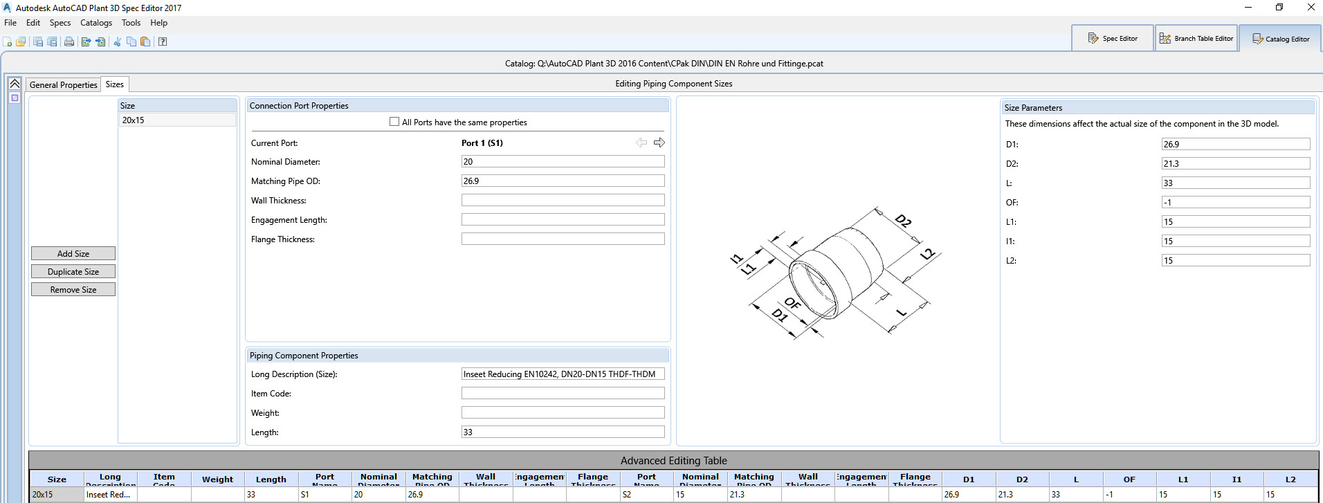 Solved: Reducing socket EN spec - Autodesk Community