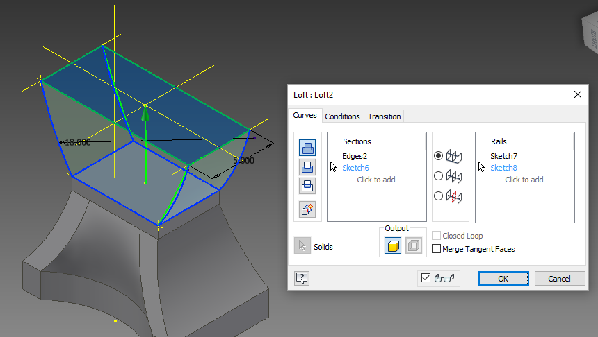 Solved: Loft Command and Rail - Autodesk Community