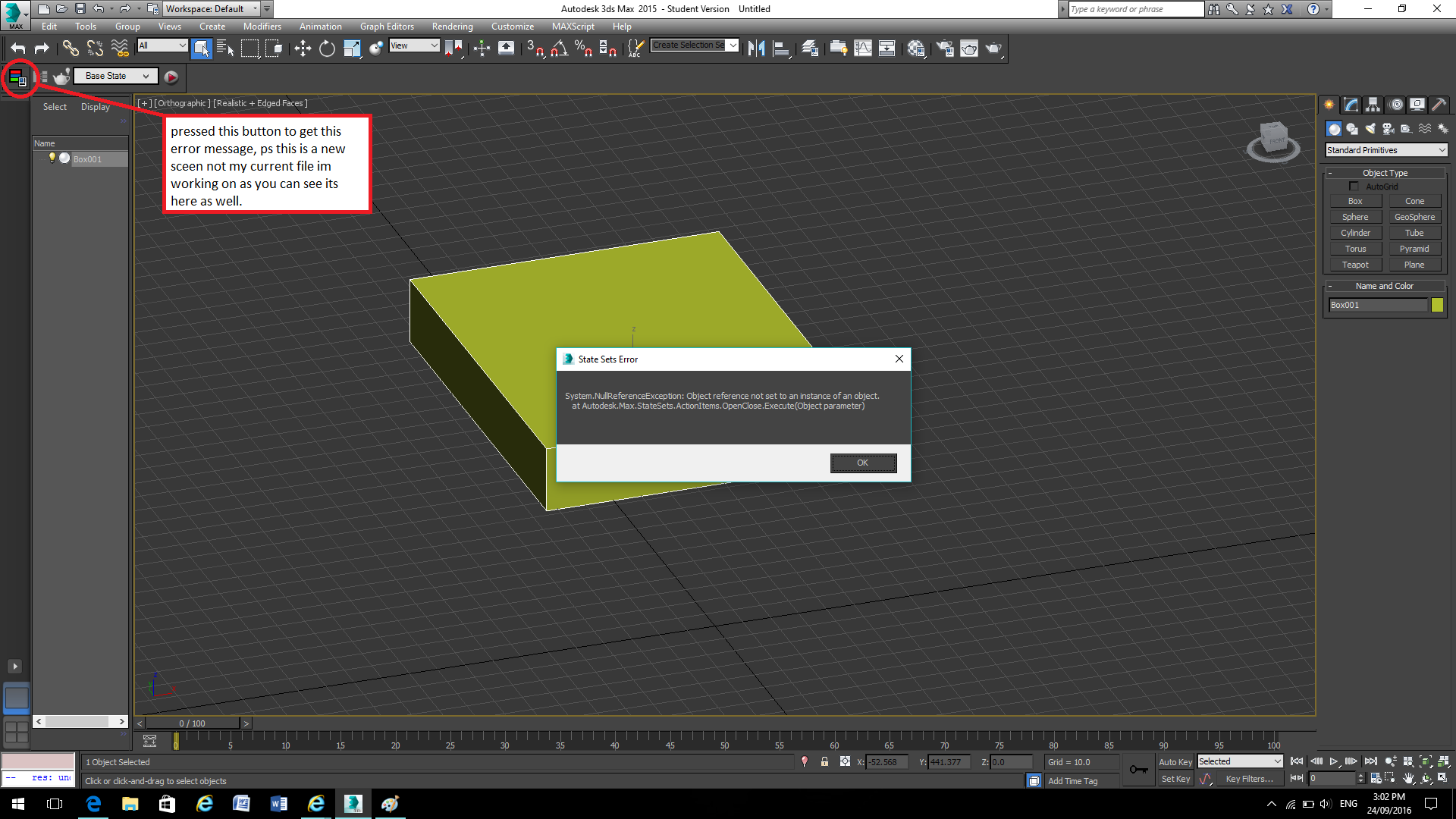 Solved: STATE SET ERROR - Autodesk Community