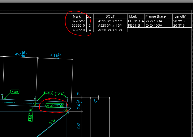 BOLT NUMBERING - autodesk