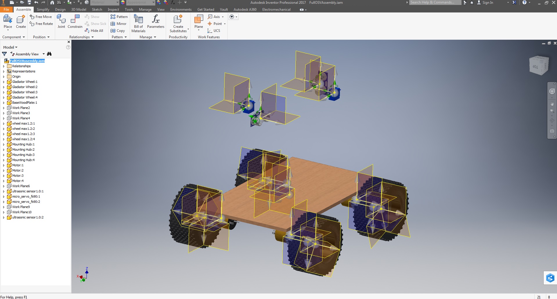 Coordinate Axes/Planes/Degrees of Freedom not going away on parts in ...