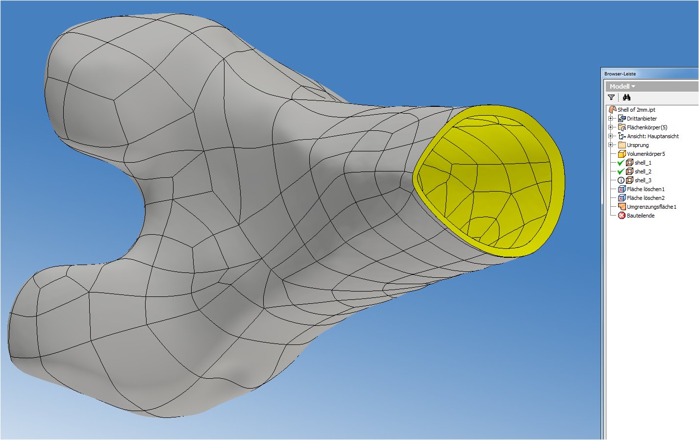 Solved: Having Problems Turning Complex Solid into Shell - Autodesk Community