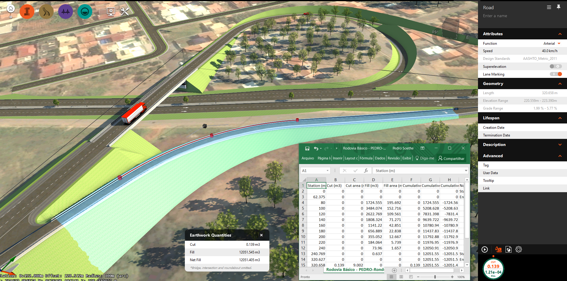 How to determine earthworks quantities in roads - Autodesk Community