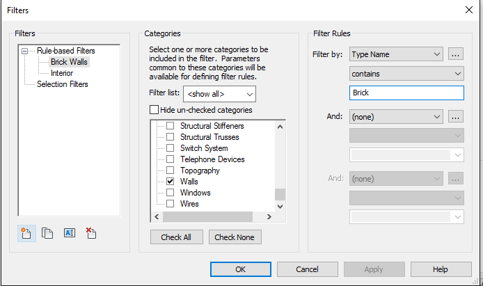 Solved: How to show and hide specific wall pattern through various views - Autodesk Community