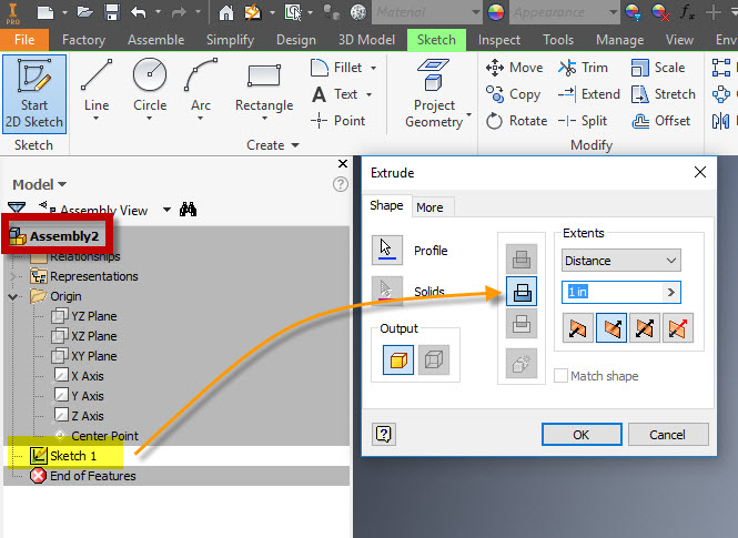 Solved: Cannot extrude a box in a factorylayout - Autodesk Community