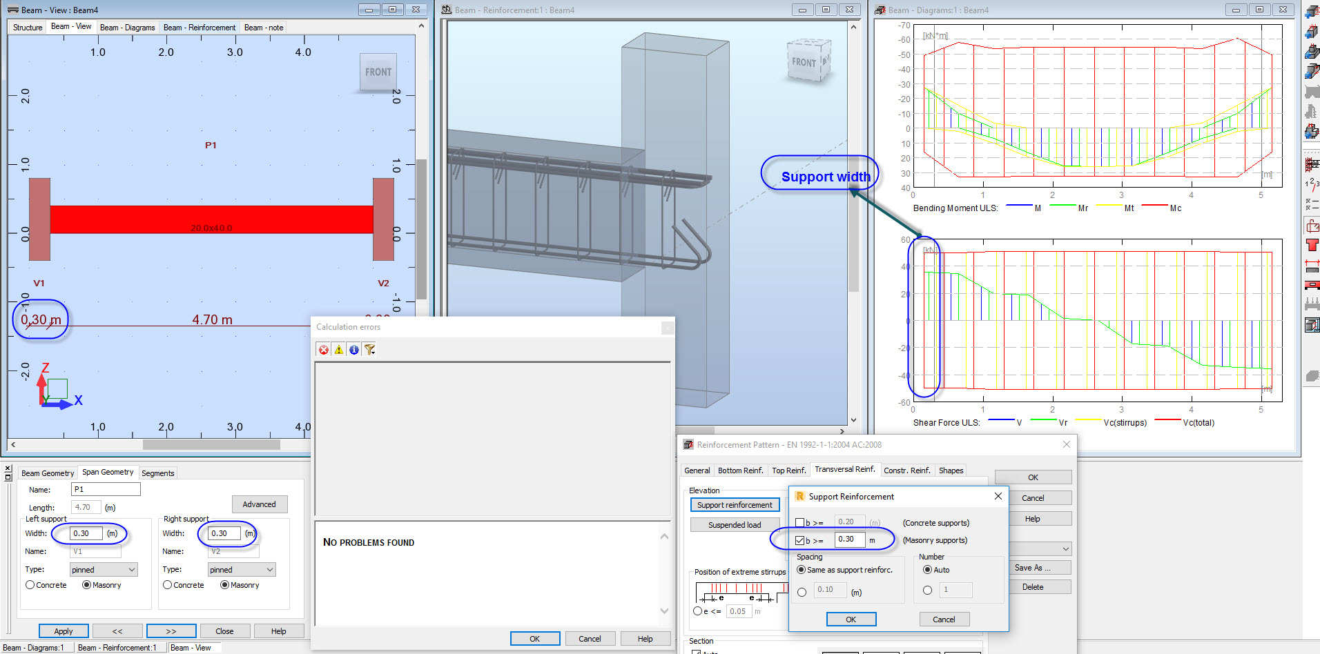 RC Beam module, support reinforcement - Autodesk Community