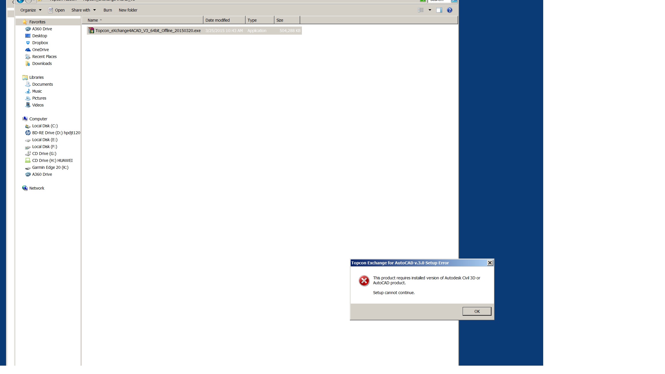 Topcon ribbon does Install in C3D 2016 - Autodesk Community