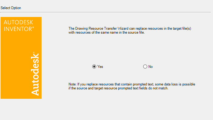 Drawing Resource Transfer Wizard Issue - Autodesk Community